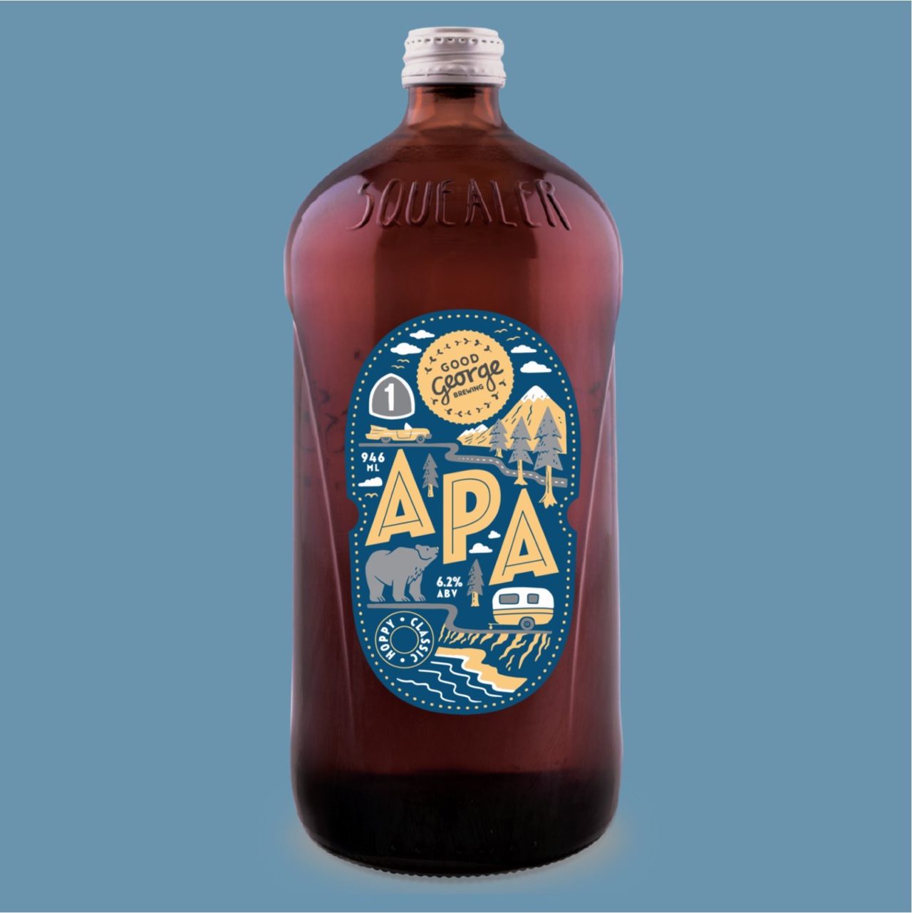 Good George – APA 946ml Squealer x 8 – Craft Box Direct