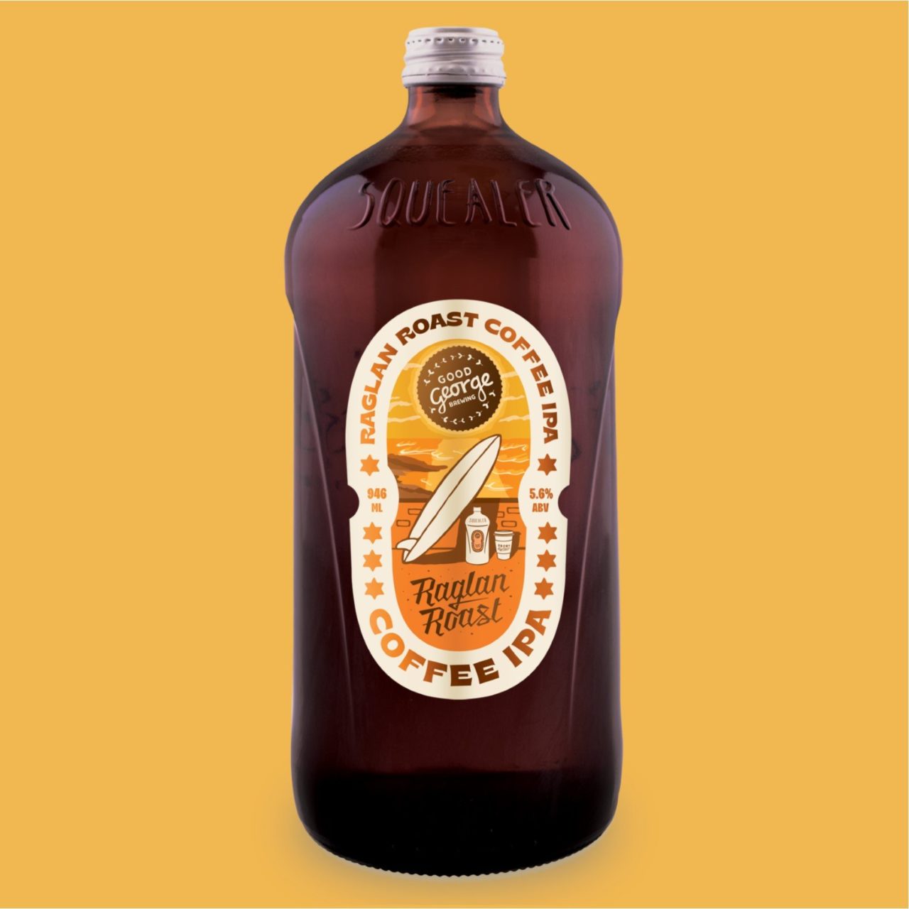 Good George – Raglan Roast Coffee IPA 946ml Squealer x 8 – Craft Box Direct